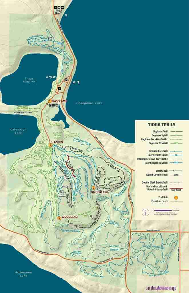 Tioga Trail Maps and Conditions - Tioga Recreation Area